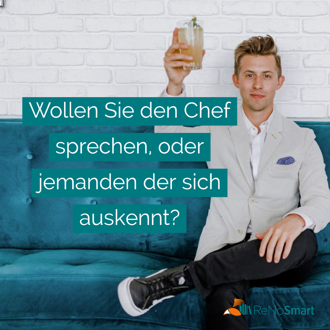 Wollen Sie den Chef sprechen, oder jemanden der sich auskennt? - Alles ...