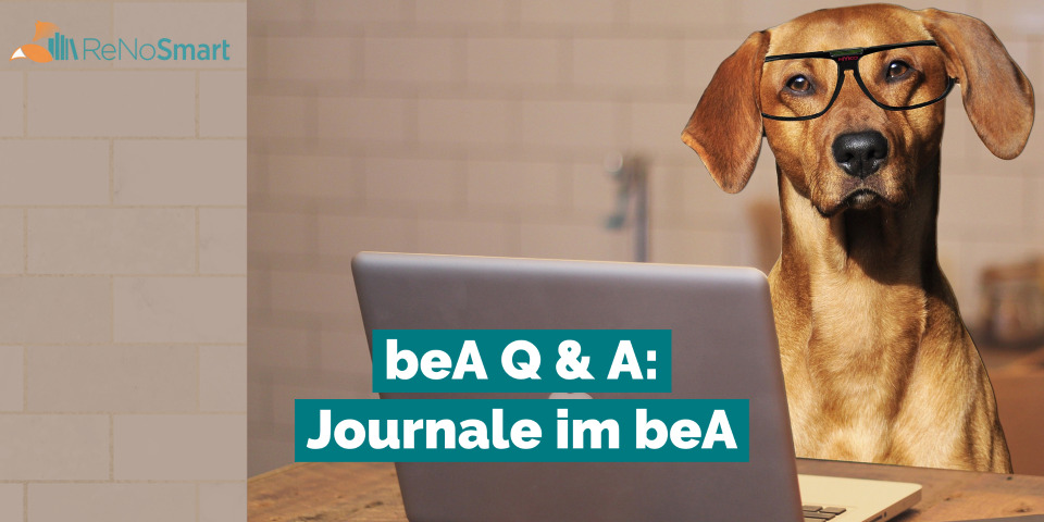 beA Q & A: Journale im beA - Alles für ReNos