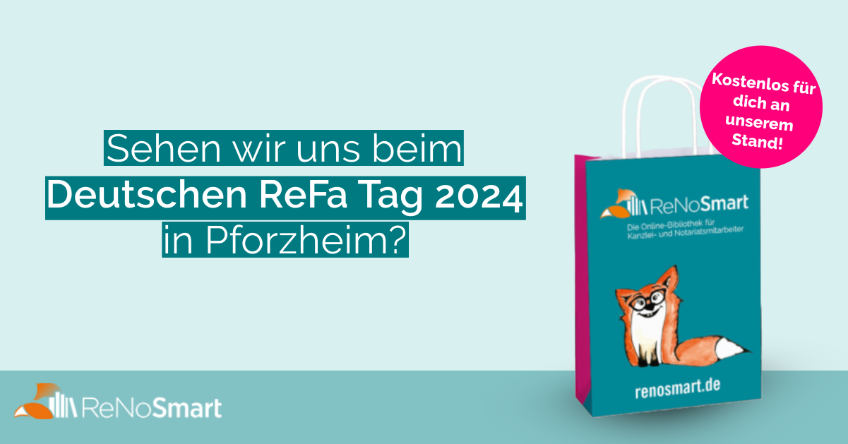Sehen wir uns beim Deutschen ReFa Tag 2024 in Pforzheim? - Alles für ReNos