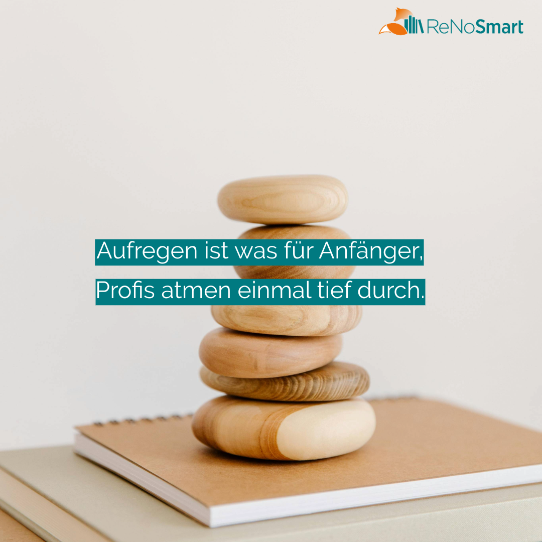 Aufregen ist was für Anfänger, Profis atmen einmal tief durch. - Alles ...