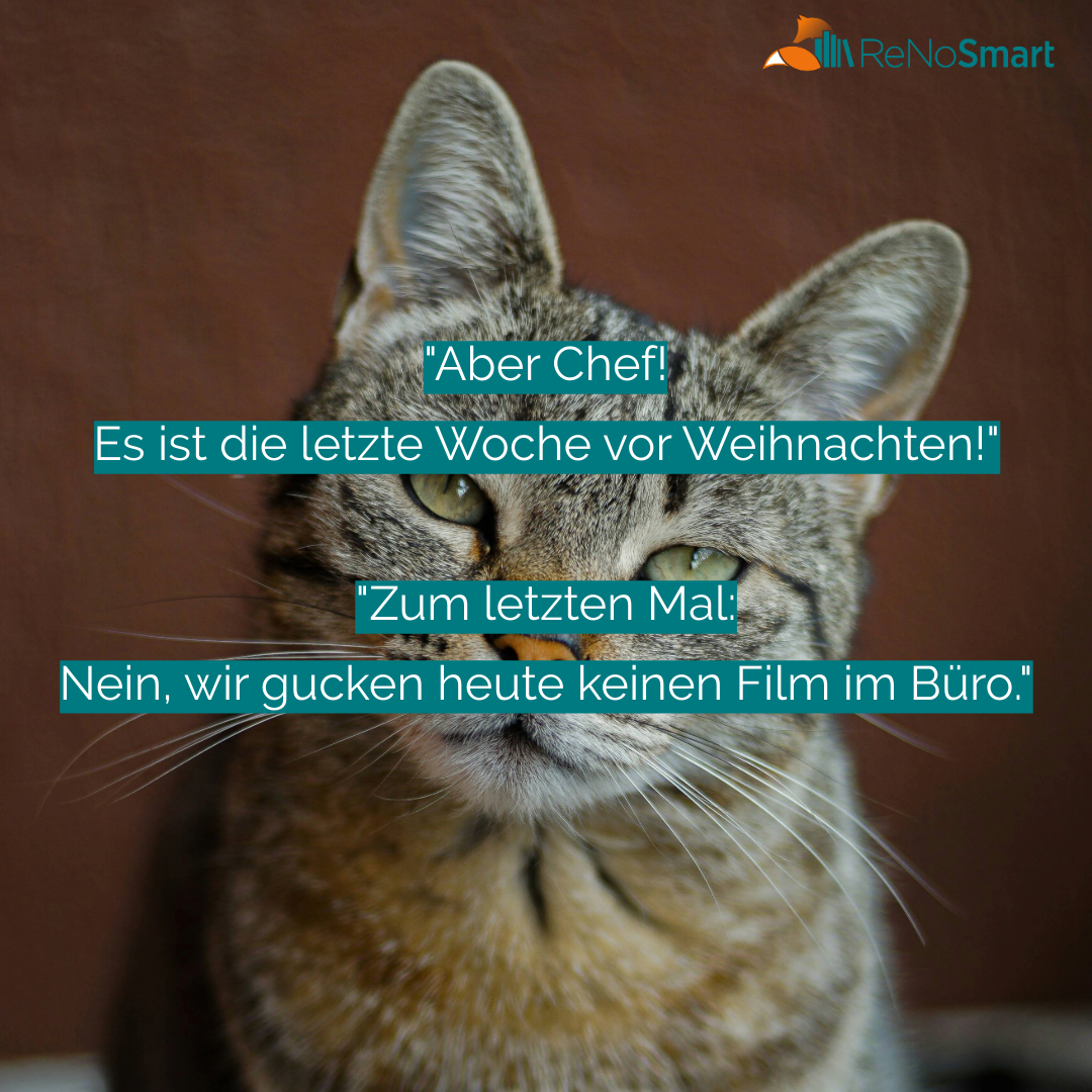 Aber Chef! Es ist die letzte Woche vor Weihnachten! - Zum letzten Mal ...